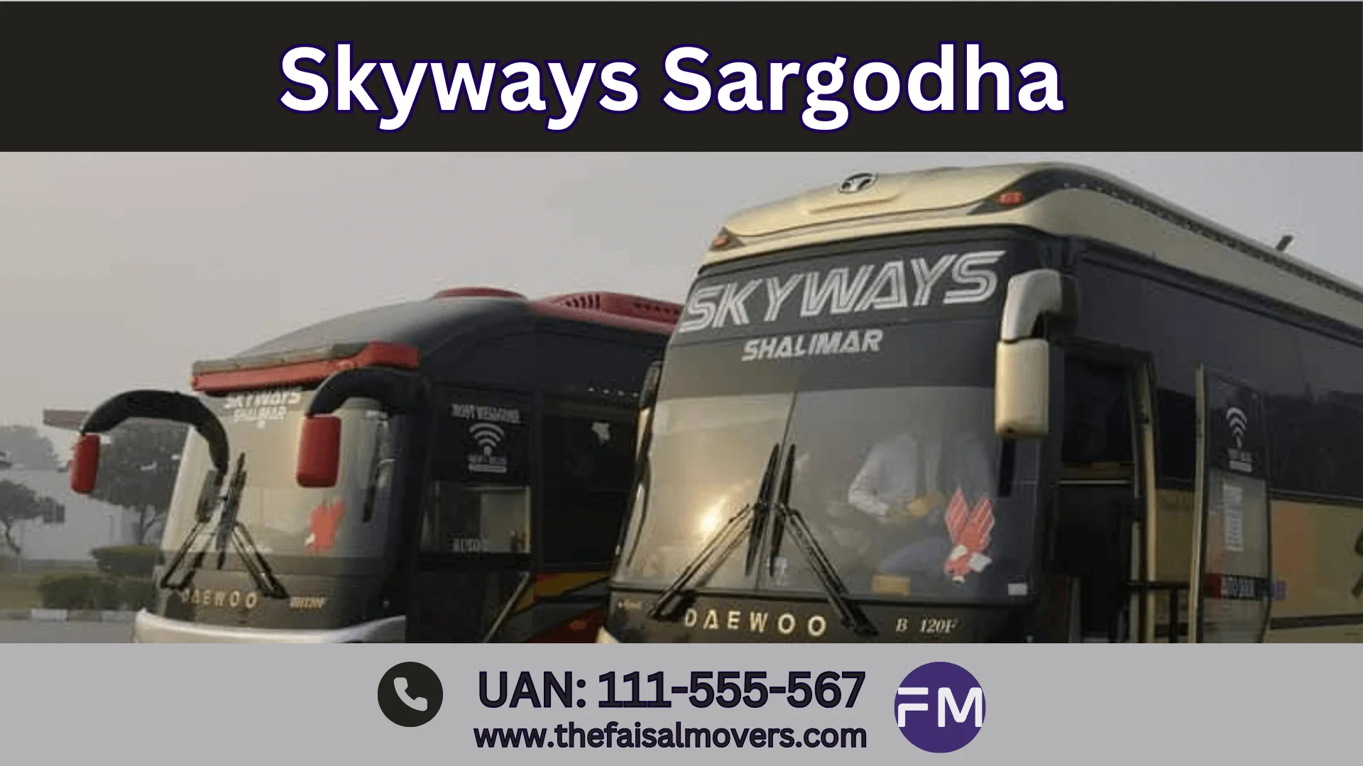 Skyways Sargodha | Get Bus Timings | October | 2025
